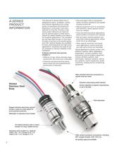Pressure Switches - Type A-Series - ASHCROFT - PDF Catalogs | Technical ...