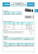 RELIEF VALVES - YUKEN Europe Ltd. - PDF Catalogs | Technical Documentation | Brochure