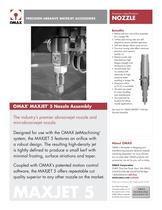MiniJet Abrasive Waterjet Nozzle - OMAX - PDF Catalogs | Technical ...