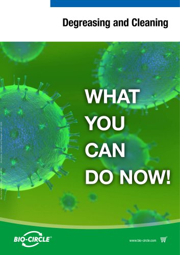Degreasing and Cleaning - Bio-Circle Surface Technology GmbH - PDF ...