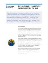 THERMO-FRIENDLY CONCEPT HELPS CNC MACHINES TAKE THE HEAT - OKUMA - PDF Catalogs | Technical ...