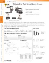 Adjustable Cylindrical Lens Mount - MICRO-CONTROLE / Spectra-Physics ...