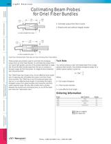 Collimating Beam Probes for Fiber Bundles - MICRO-CONTROLE / Spectra ...