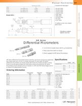 High-Precision Adjuster, Lockable Differential Micrometers - MICRO ...