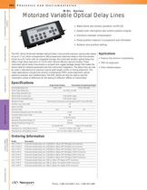 MDL Series Optical Fiber Delay Lines, Motorized - MICRO-CONTROLE / Spectra-Physics - PDF ...