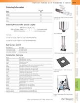 X95 Structural Rails and Carriers - MICRO-CONTROLE / Spectra-Physics ...