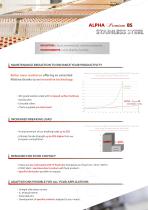 Alpha Premium STAINLESS STEEL range (BS) - SEDIS - PDF Catalogs | Technical Documentation | Brochure