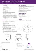 SmartDate® X45 - MARKEM-IMAJE - PDF Catalogs | Technical Documentation | Brochure