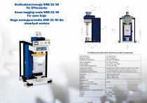 Gross bagging scale WBE 25/50 - Huzap GmbH - PDF Catalogs | Technical Documentation | Brochure