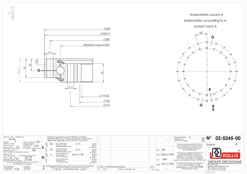 Rollix slewing rings catalogue English version - DEFONTAINE - ROLLIX ...