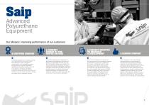 KEY FEATURES - SAIP Advanced Polyurethane Equipment - PDF Catalogs ...