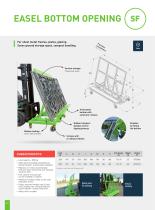 Bottom-opening rack - SF series - GOUBARD - handling