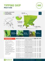 TIPPING SKIP MULTI-USE - GOUBARD - PDF Catalogs | Technical ...