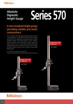 ABS Digimatic Height Gauge Series 570 - MITUTOYO - PDF Catalogs | Technical Documentation | Brochure