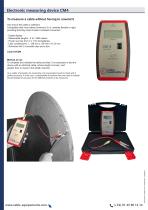 CM4 Electronic measuring device - CABLE EQUIPEMENTS - PDF Catalogs ...
