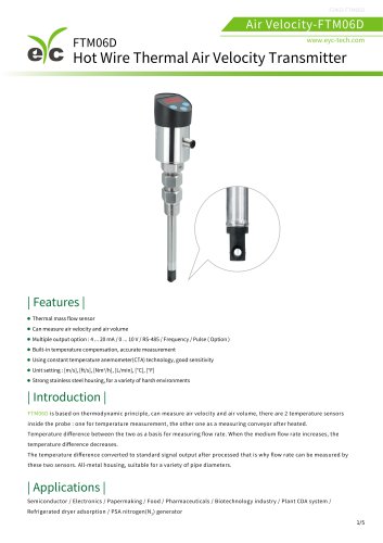 Todos os catálogos e folhetos técnicos Eyc-tech