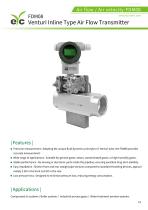 eyc-tech FDM08 Venturi Inline Type Air Flow Transmitter - eyc-tech - PDF Catalogs | Technical ...