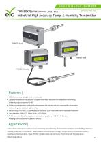 Industrial humidity and temperature transmitter - THM80X Series - eyc-tech - relative / absolute ...