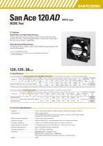 San_Ace_120ADA38 - SANYO DENKI EUROPE - PDF Catalogs | Technical ...