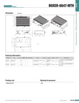 BOXER-6647-MTH - AAEON - PDF Catalogs | Technical Documentation | Brochure