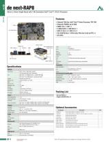 Intel® Core™ single-board computer - de next-RAP8 - AAEON