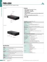 FWS-2291 - AAEON - PDF Catalogs | Technical Documentation | Brochure