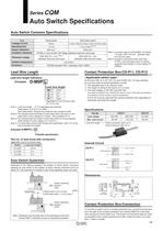 CQM series - SMC - PDF Catalogs | Technical Documentation | Brochure