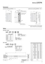 LECPA series - SMC - PDF Catalogs | Technical Documentation | Brochure