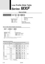 MXF series - SMC - PDF Catalogs | Technical Documentation | Brochure