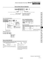 VXA - SMC - PDF Catalogs | Technical Documentation | Brochure