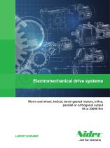 Electromechanical drive systems - LEROY-SOMER - PDF Catalogs | Technical Documentation | Brochure