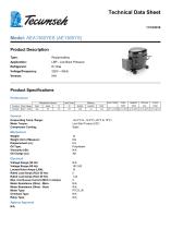 AEA1360YES - TECUMSEH - PDF Catalogs | Technical Documentation | Brochure