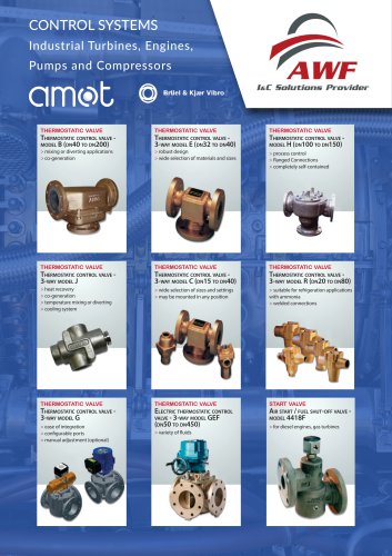 Amot temperature control valves and Brüel & Kjaer Vibro vibration ...