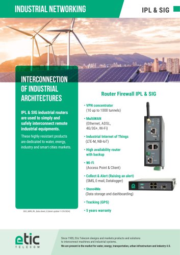 Router Firewall IPL & SIG - ETIC TELECOM - PDF Catalogs | Technical ...