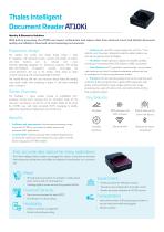 Thales Intelligent Document Reader AT10Ki - Thales - Cybersecurity & Digital Identity - PDF ...
