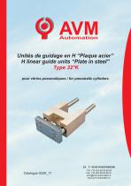 Ball bushing linear guide unit - Type 32 - AVM AUTOMATION - for ...