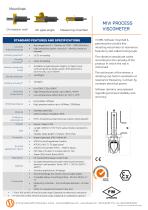 MIVI Process Viscometer - SOFRASER - PDF Catalogs | Technical Documentation | Brochure