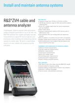 R&S®FSH Handheld Spectrum Analyzer - Rohde Schwarz - PDF Catalogs ...