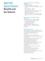 R&S®FSQ Signal Analyzer - Rohde Schwarz - PDF Catalogs | Technical ...