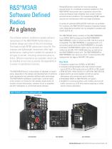 R&S®M3AR Software Defined Radios VHF/UHF Transceiver Family for ...