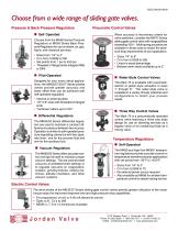 Sliding Gate Regulator & Control Valves - JORDAN VALVE - PDF Catalogs ...