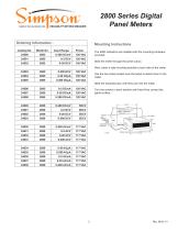 2800 Series - Simpson - PDF Catalogs | Technical Documentation | Brochure