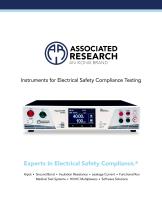 Hipot tester - Hypot® Series - Associated Research - insulation resistance