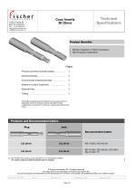 Coax Inserts 50 Ohms - Fischer Connectors - PDF Catalogs | Technical ...
