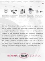 General Catalog - MAHR - PDF Catalogs | Technical Documentation | Brochure