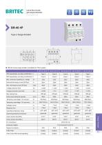Type 2 surge arrester - BR-40 4P - Britec Electric Co., Ltd - class IEC ...