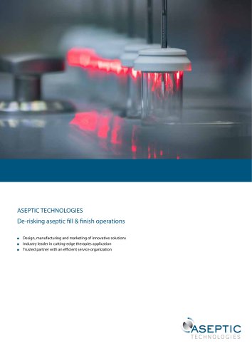 All Aseptic Technologies catalogs and technical brochures