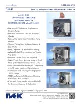 Fixed dispensing station - CSDS - IVEK Corporation