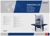 Four-flap case sealer - Robotape A HD - ROBOPAC SPA - adhesive tape / semi-automatic