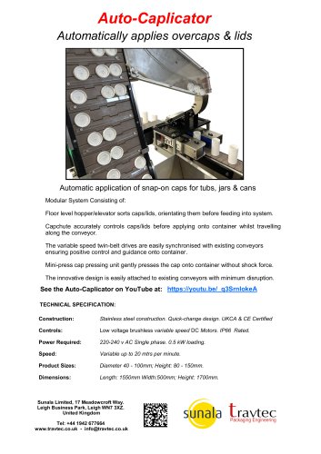 All Travtec Group catalogs and technical brochures